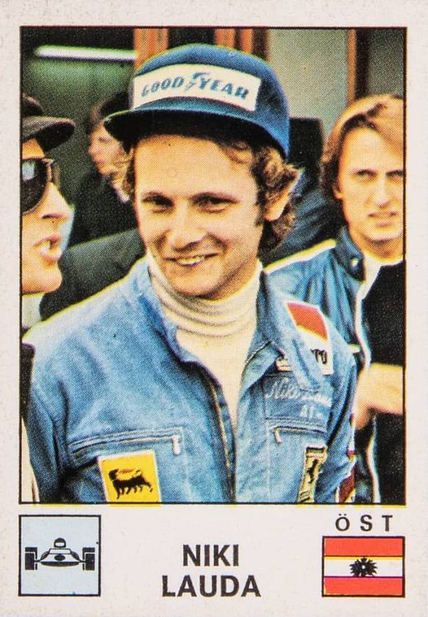 1974 Panini Sport Vedettes Niki Lauda #154 Other Sports - VCP Price Guide