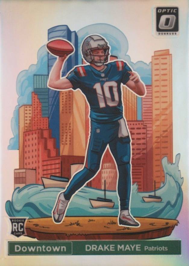 2024 Panini Donruss Optic Downtown Drake Maye #13 Football Card - VCP ...