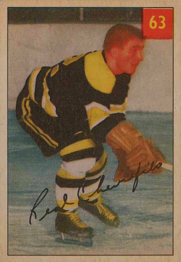 1954 Parkhurst Real Chevrefils #63 Hockey Card - VCP Price Guide