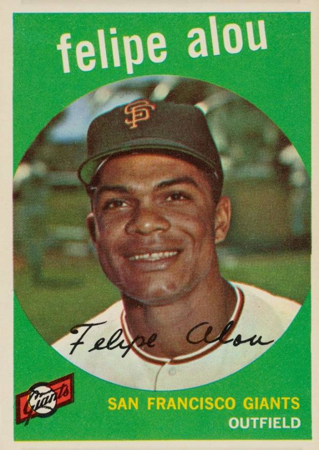 1959 Topps Felipe Alou #102 Baseball Card - VCP Price Guide