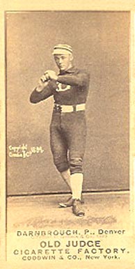 1887 Old Judge Darnbrough, P., Denver #118-2a Baseball - VCP Price Guide