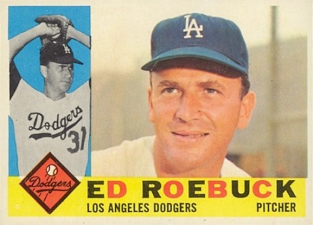 1960 Topps Ed Roebuck #519 Baseball - VCP Price Guide