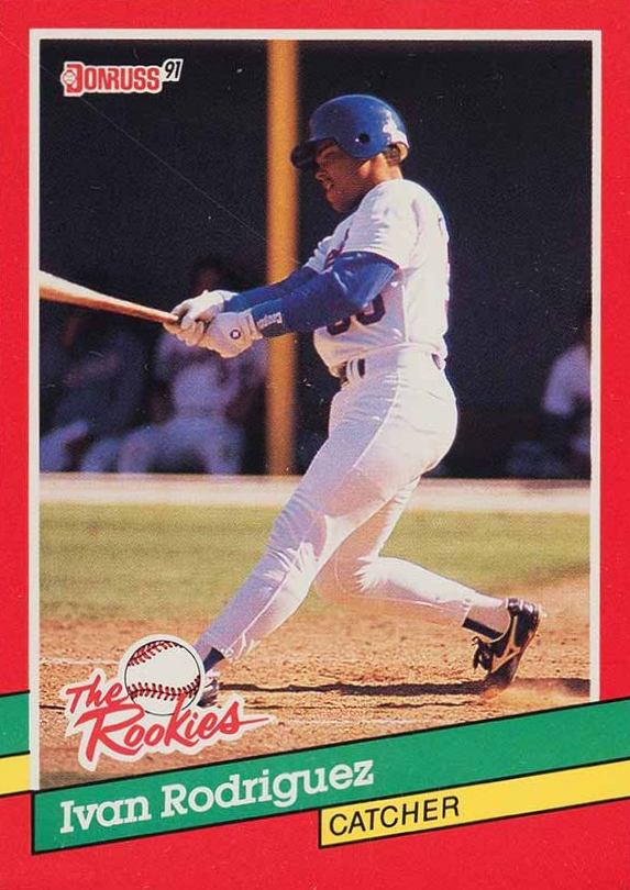 1991 Donruss Rookies Ivan Rodriguez #33 Baseball Card - VCP Price Guide