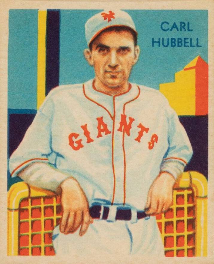 1934 Diamond Stars Carl Hubbell #39 Baseball - VCP Price Guide
