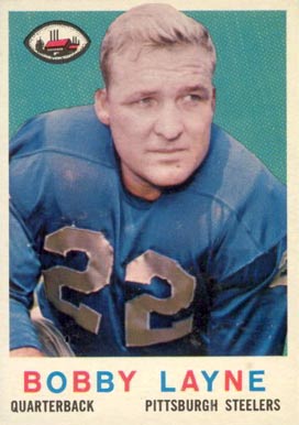 1959 Topps Bobby Layne #40 Football Card - VCP Price Guide