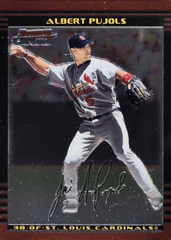 2002 Bowman Chrome Albert Pujols #15 Baseball Card - VCP Price Guide