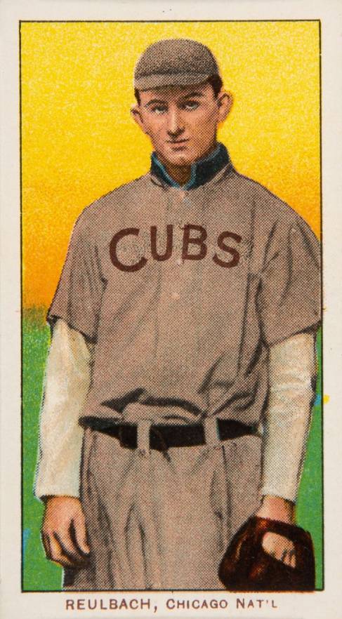 1909 White Borders Piedmont & Sweet Caporal Ed Reulbach #406 Baseball ...