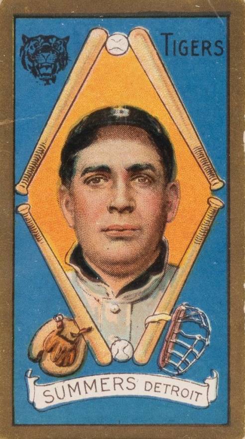 1911 Gold Borders Ed Summers #197 Baseball Card - VCP Price Guide