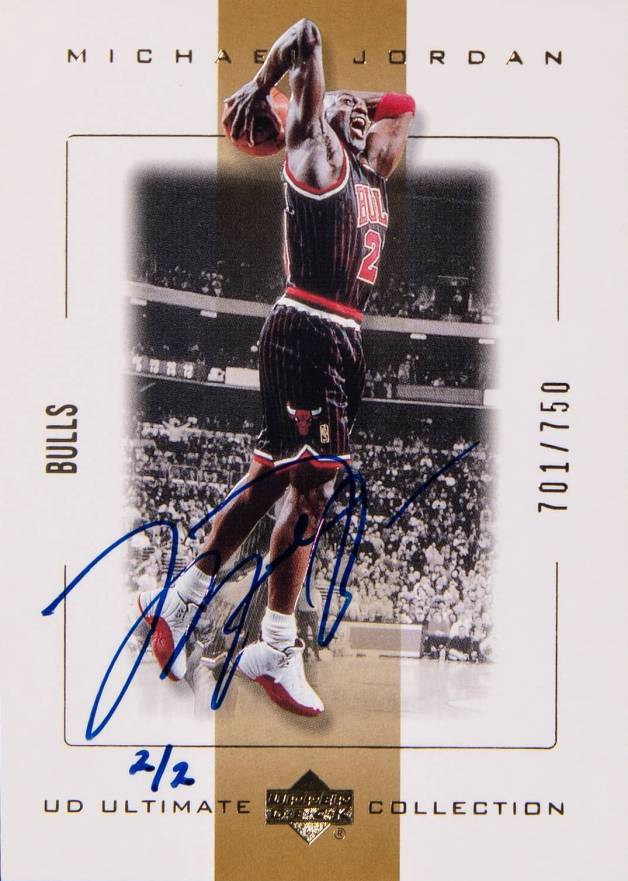 2001 Ultimate Collection Buybacks Michael Jordan #8 Basketball Card ...