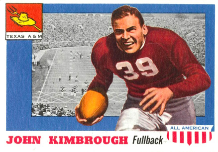1955 Topps All-American John Kimbrough #2 Football Card - VCP Price Guide