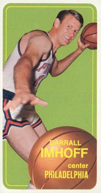 1970 Topps Darrall Imhoff #57 Basketball Card - VCP Price Guide
