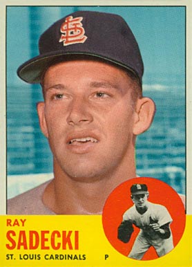 1963 Topps Ray Sadecki #486 Baseball Card - VCP Price Guide