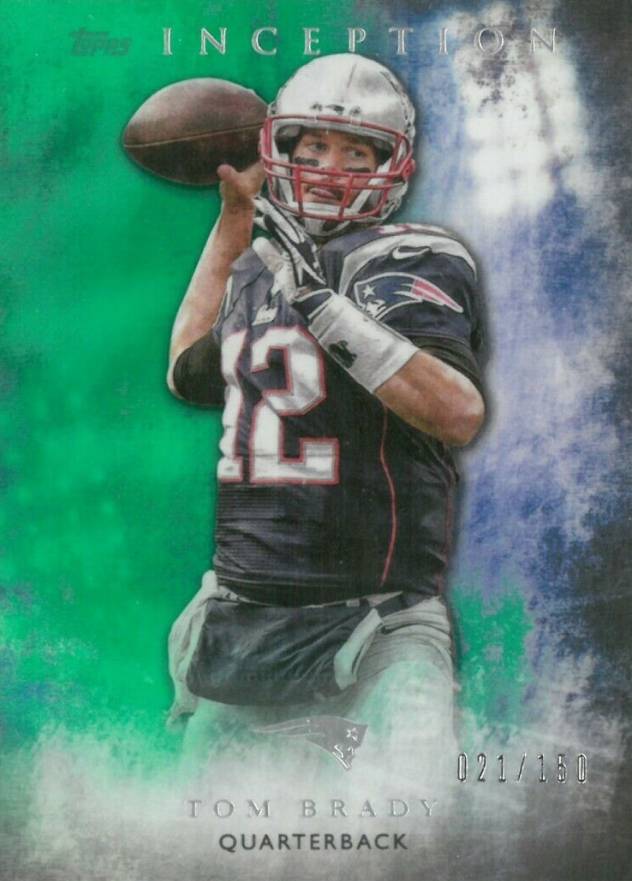 2015 Topps Inception Tom Brady #25 Football - VCP Price Guide