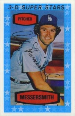1975 Kellogg's Kelloggs Andy Messersmith #30 Baseball - VCP Price Guide